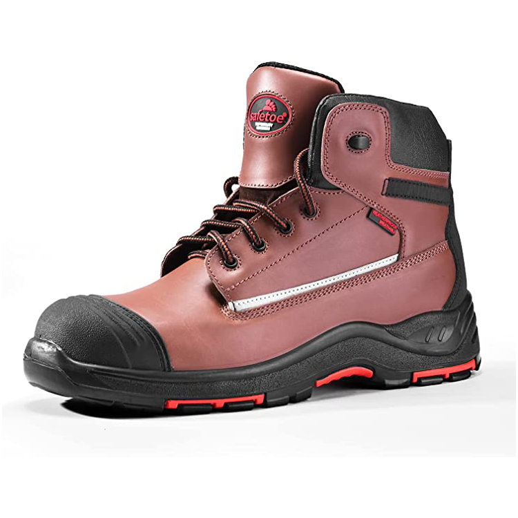 SAFETOE Super Comfort Work Safety Boots for Men 18KV Elecric Hazard ...