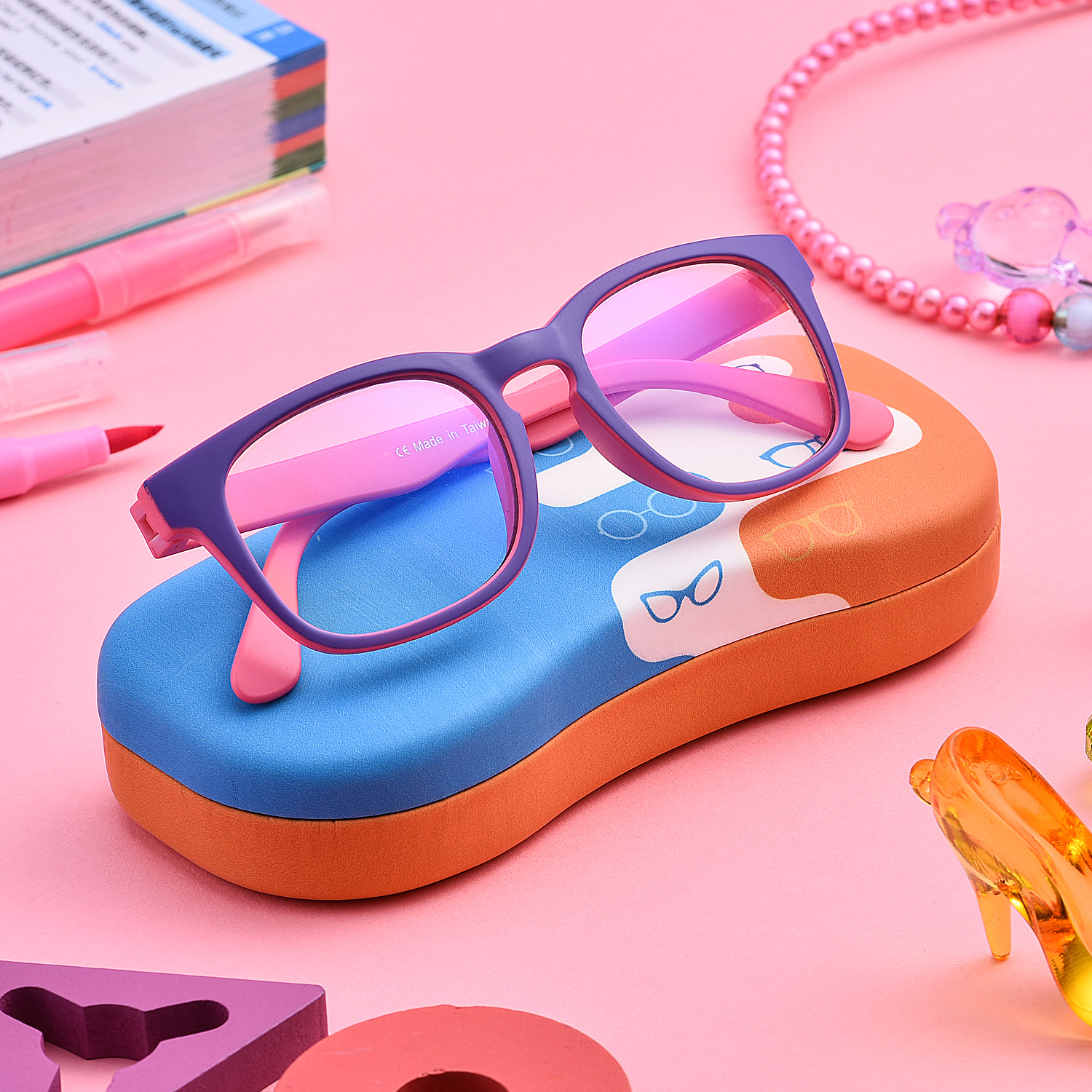 Safeyear Kids Clear Blue Light Blocking Glasses for Teans Age 3-12 ...