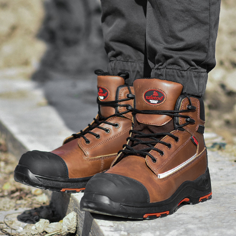 SAFETOE Super Comfort Work Safety Boots for Men 18KV Elecric Hazard ...